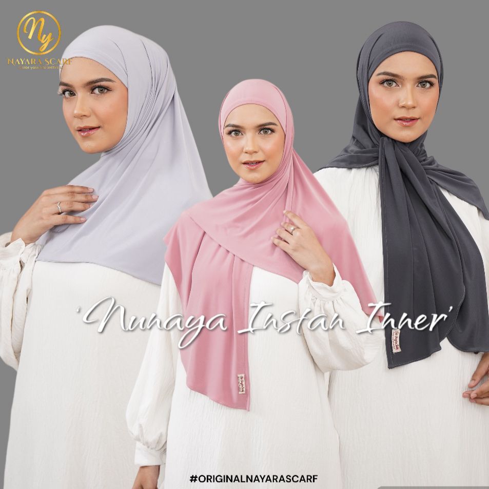 Jual NUNAYA SEGITIGA INSTAN INNER JERSEY KOREA | JILBAB INSTAN INNER ...