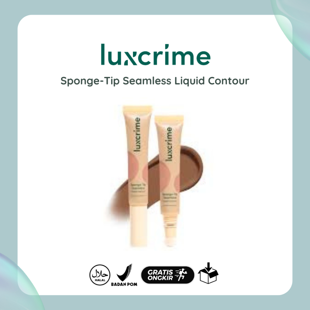 Jual Luxcrime Sponge-Tip Seamless Liquid Contour | Shopee Indonesia
