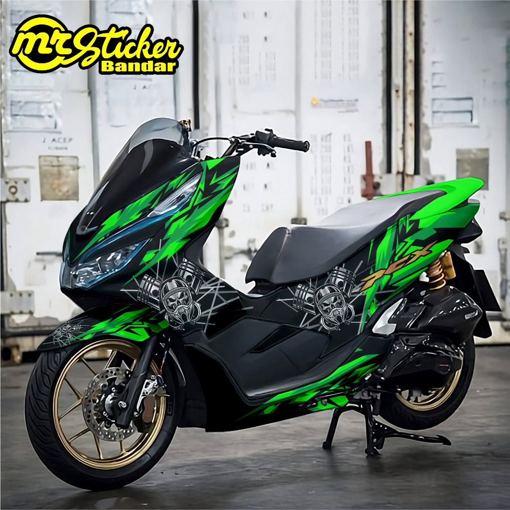 Jual Decal PCX Full Body Stiker PCX Full Body Full Blok Dekal PCX 150 ...
