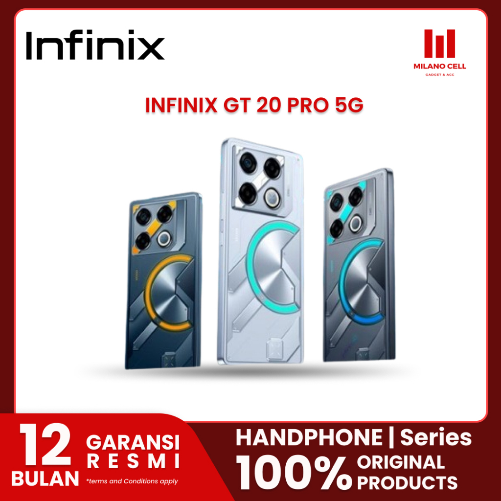 Jual Infinix GT 20 Pro 5G 8/256GB Garansi Resmi | Shopee Indonesia