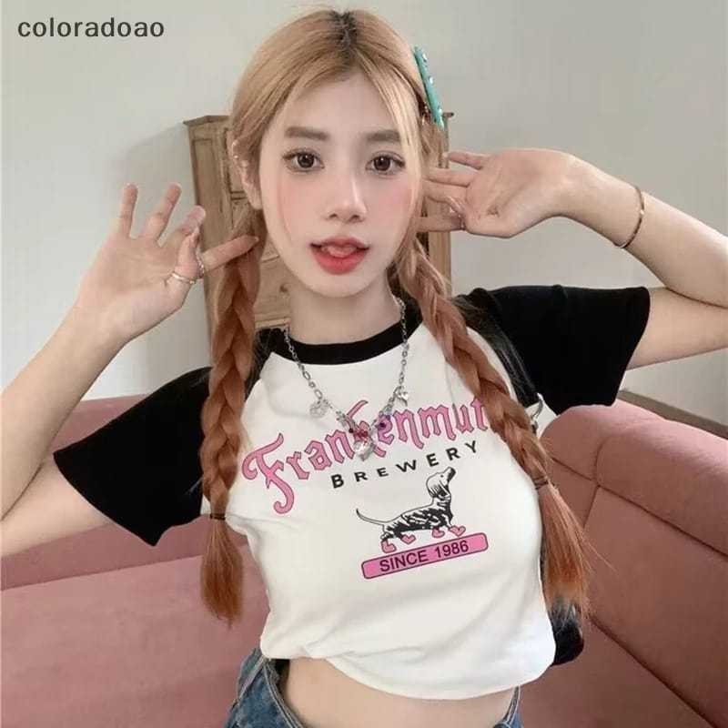 Jual Crop Top Wanita SCENER Knit Rib (LD 88, P 40) | Shopee Indonesia