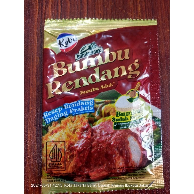 Jual KOBE NASI RENDANG 20 gr | Shopee Indonesia
