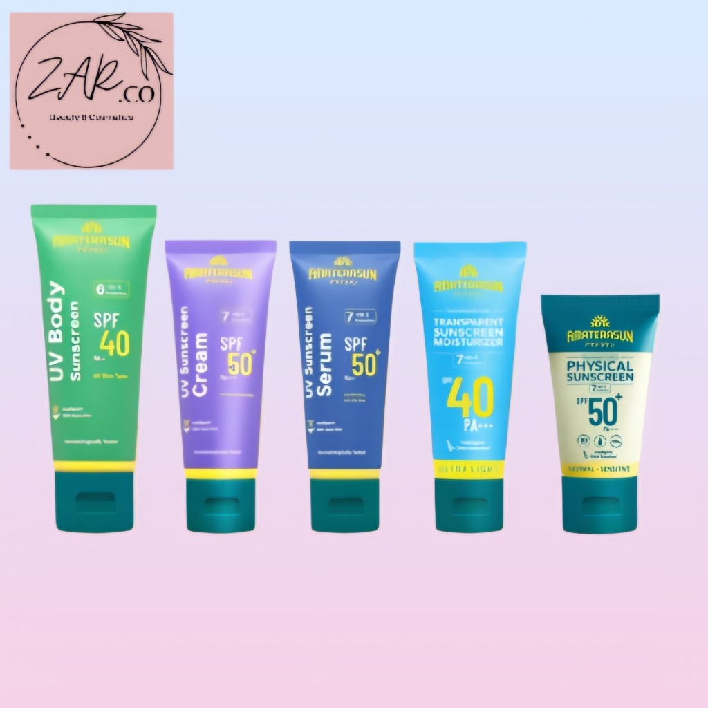 Jual AMATERASUN Transparent Sunscreen Spf40 / UV Sunscreen Serum Spf50 / UV Sunscreen Cream ...