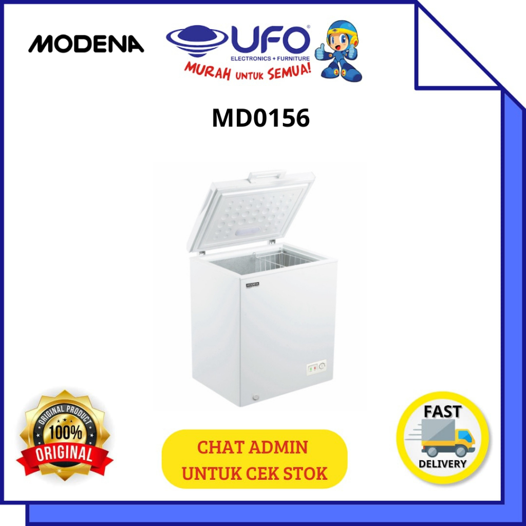 Jual MODENA CHEST FREEZER 150 LITER MD0156 | Shopee Indonesia