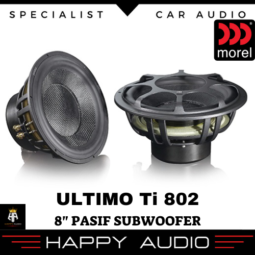 Jual Subwoofer Pasif 8 Inch Morel ULTIMO Ti 802 Neodymium Magnet 2 Ohm ORIGINAL | Shopee Indonesia
