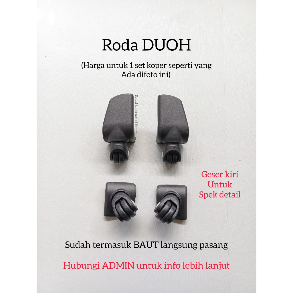 Jual RODA KOPER RODA PUTAR KOPER KAIN RODA TRAVELBAG RODA KOPER ...