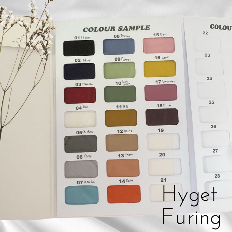 Jual KHUSUS BALLAN HYGET FURING MINIMAL ORDER 25 KG PER WARNA/Kain ...