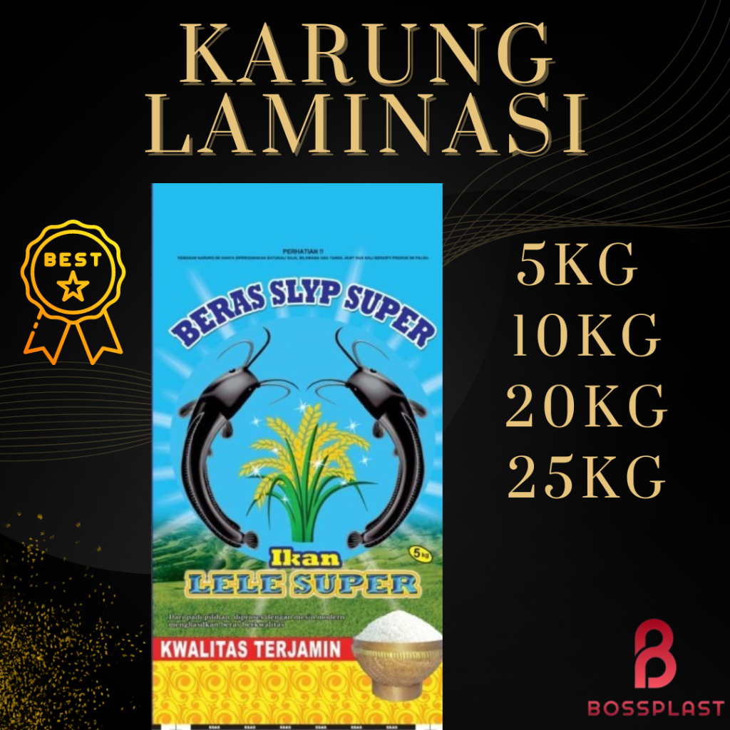 Jual Karung Laminasi Lele Super Karung Beras Premium | Shopee Indonesia