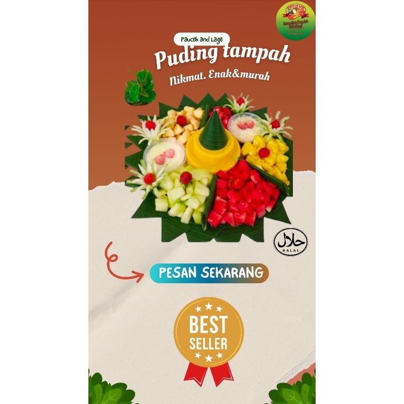 Jual Tumpeng Puding Buah /Puding Buah/Tumpeng Puding porsi 5-25 ...