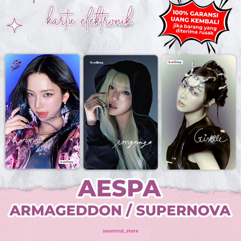 Jual EMONEY AESPA ARMAGEDDON / SUPERNOVA TAPCASH FLAZZ BRIZZI TAP CASH | Shopee Indonesia