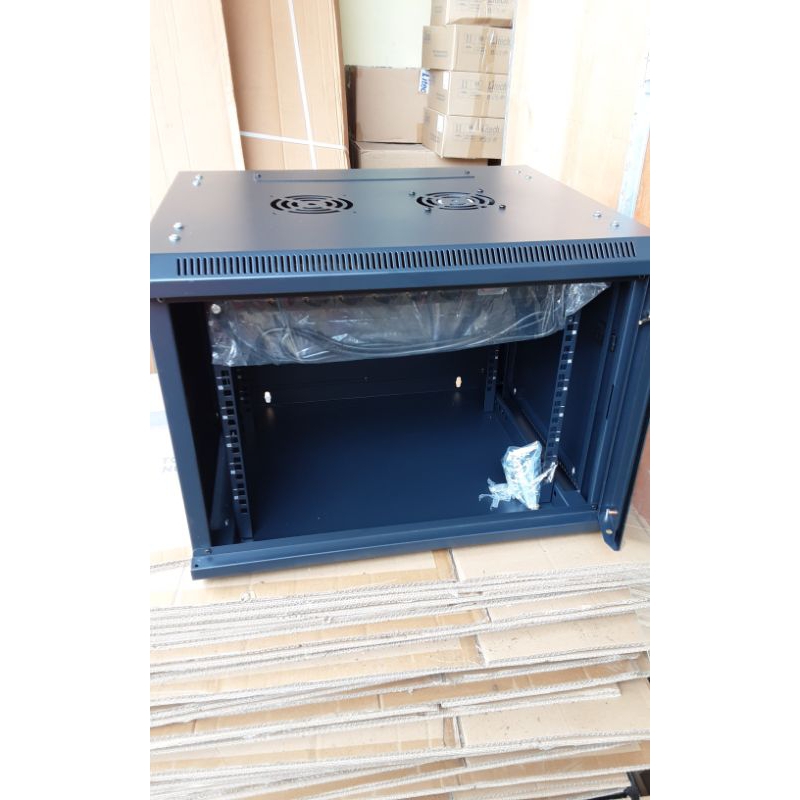 Jual Rack 8U WALLMOUNT include FAN dan PDU | Shopee Indonesia