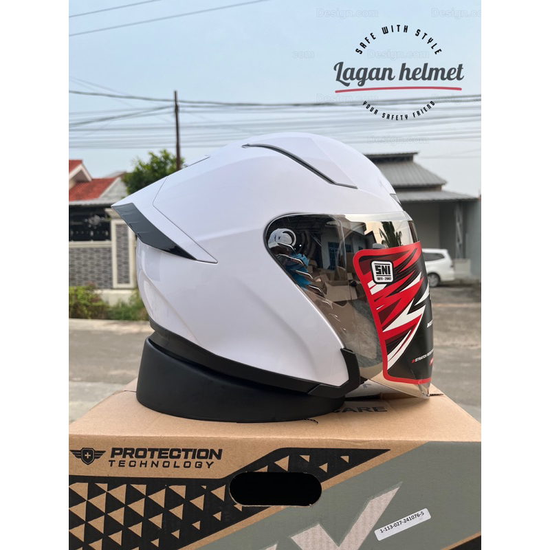 Jual HELM ALV ULTRON GENOS SOLID VISOR SILVER - HELM PREMIUM BERSTANDAR ...