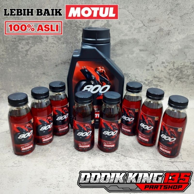 Jual OLI SAMPING MOTOR 2T MOTUL 800 ROAD RACING REPACK KEMASAN 100ML | Shopee Indonesia