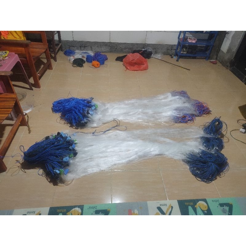Jual jaring ikan langsung pakai ukuran 1 inci 1/2 (satu inci setengah ...