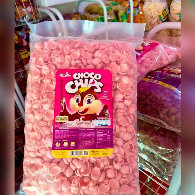 Jual Simba ChocoChip Simba Bulki Strawberry 1Kg | Shopee Indonesia