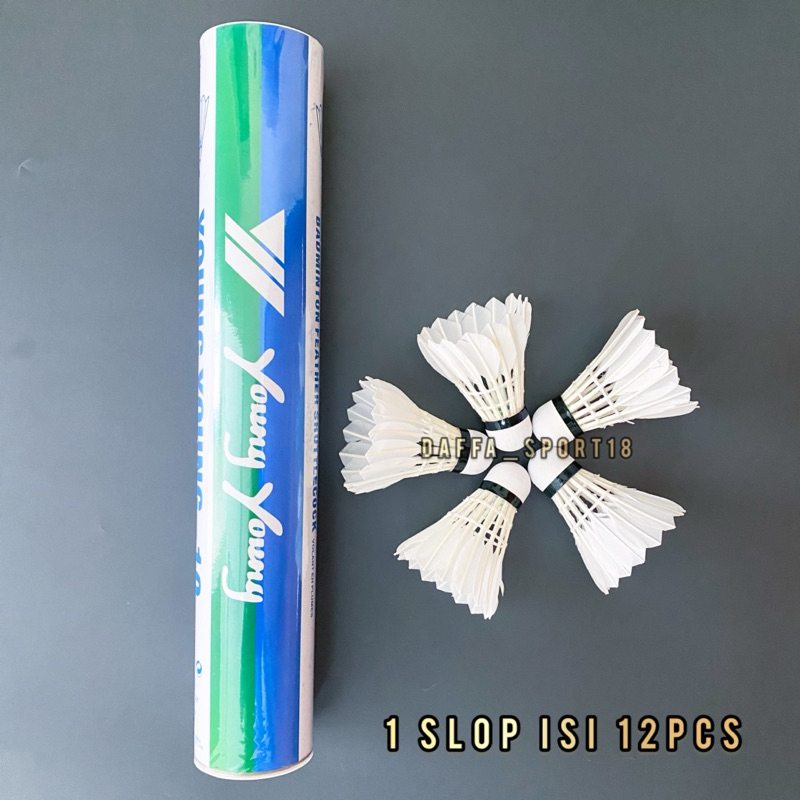 Jual Shuttlecocks Badminton Young Young / Kok Bulu Tangkis / Bola ...
