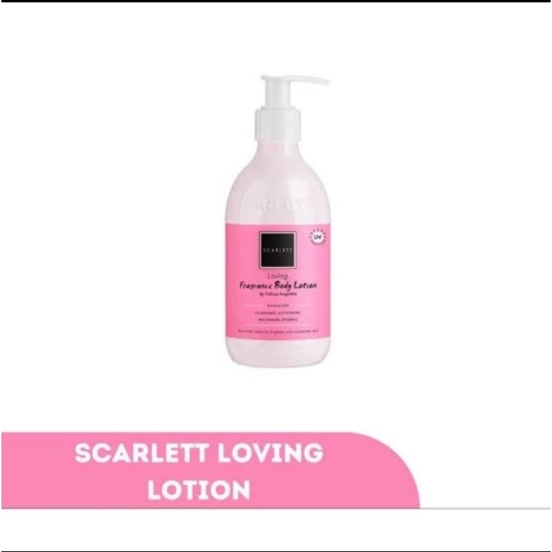 Jual Scarlett Scarlet Whitening Body Lotion Loving 300 Ml Original ...