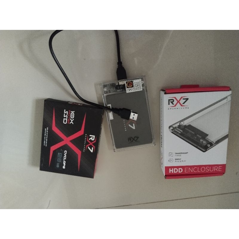 Jual ssd rx7 128 gb +enclosure(bekas) | Shopee Indonesia