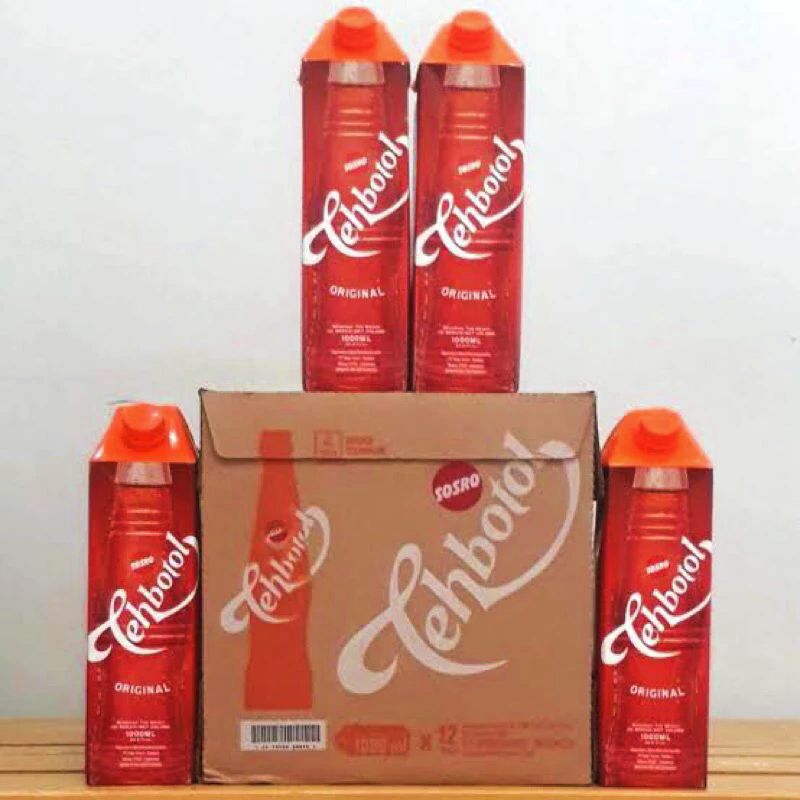 Jual PROMO!!!!! TEH BOTOL SOSRO KOTAK 1 LITER (1 KARTON ISI 12 PCS) EXP ...