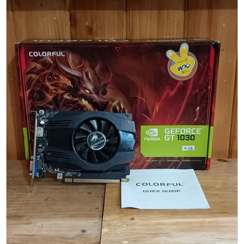 Jual Colorful GeForce GT 1030 4 GB GDDR4 Mulus Like New Fullset Garansi ...