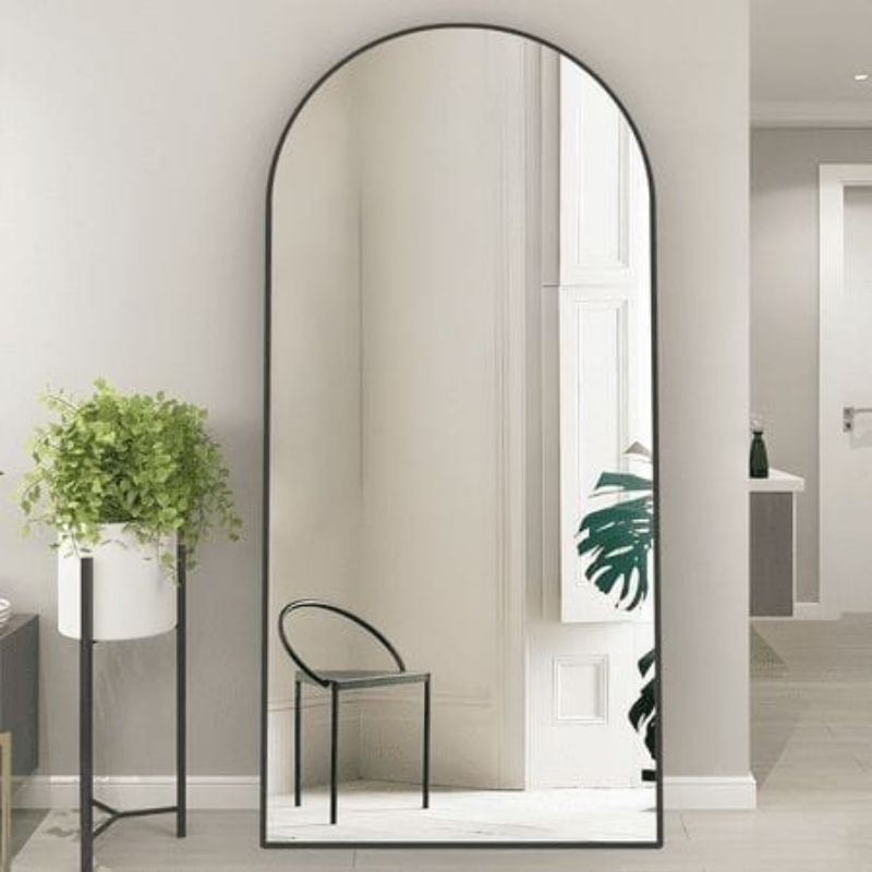 Jual kaca cermin gantung oval/cermin tempel aesthetic full body ukuran ...