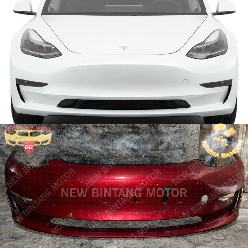 Jual Bumper depan tesla model 3 2020 2023 original | Shopee Indonesia