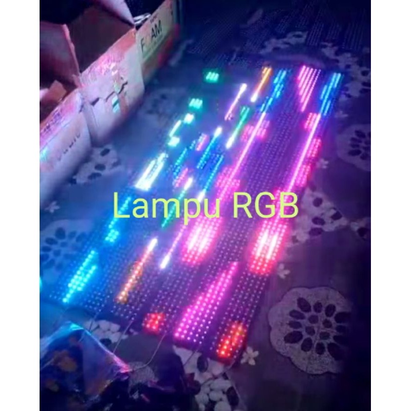 Jual Strobo kaca running text 5baris 12v dan 24v | Shopee Indonesia