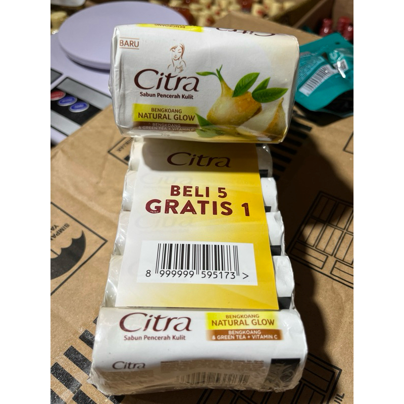 Jual Sabun Mandi citra 1 pack isi 6 batang sabun (beli 5 gratis 1 ...