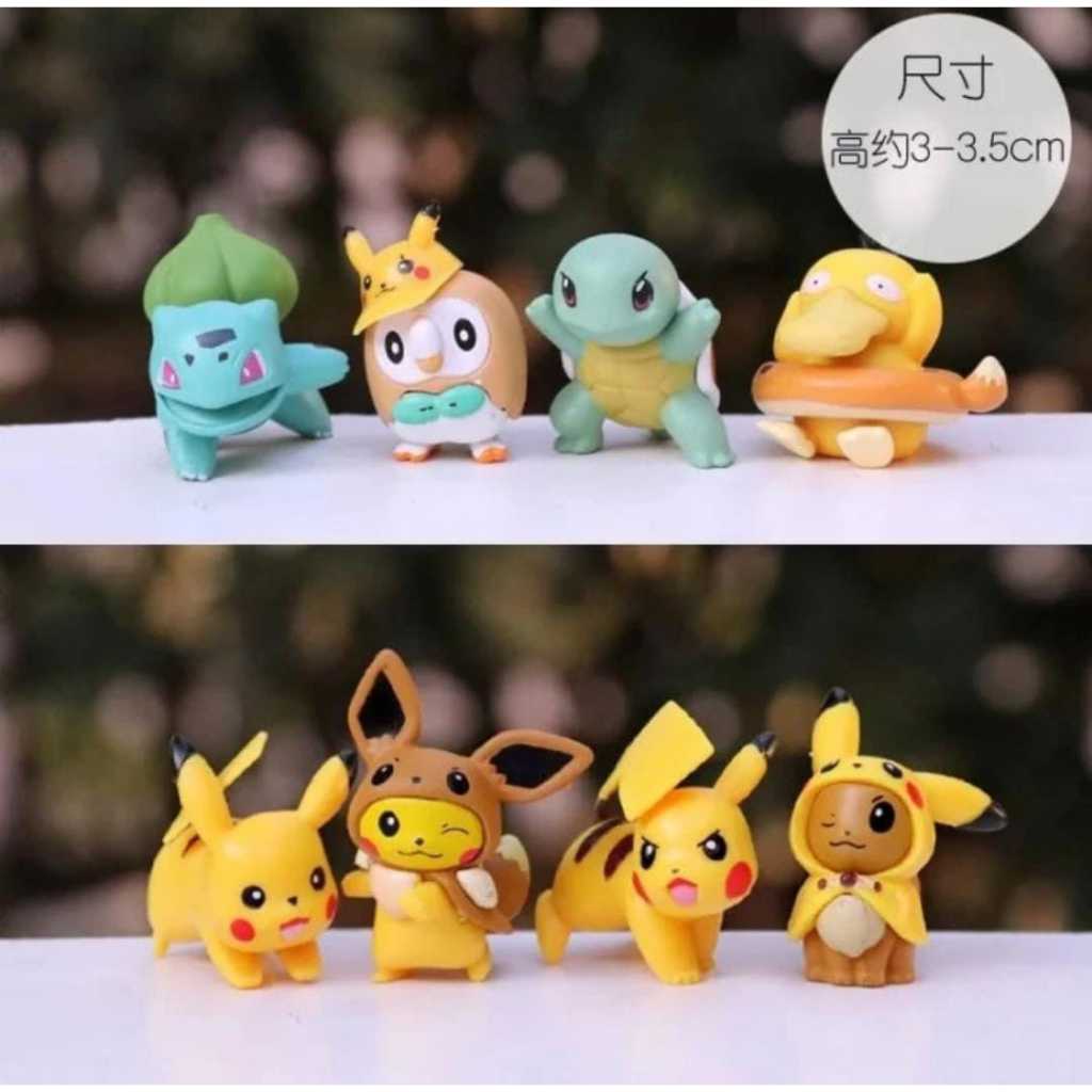 Jual Topper Cake/Pajangan Ulang Tahun Pokemon Figure Pikachu BulBasaur ...