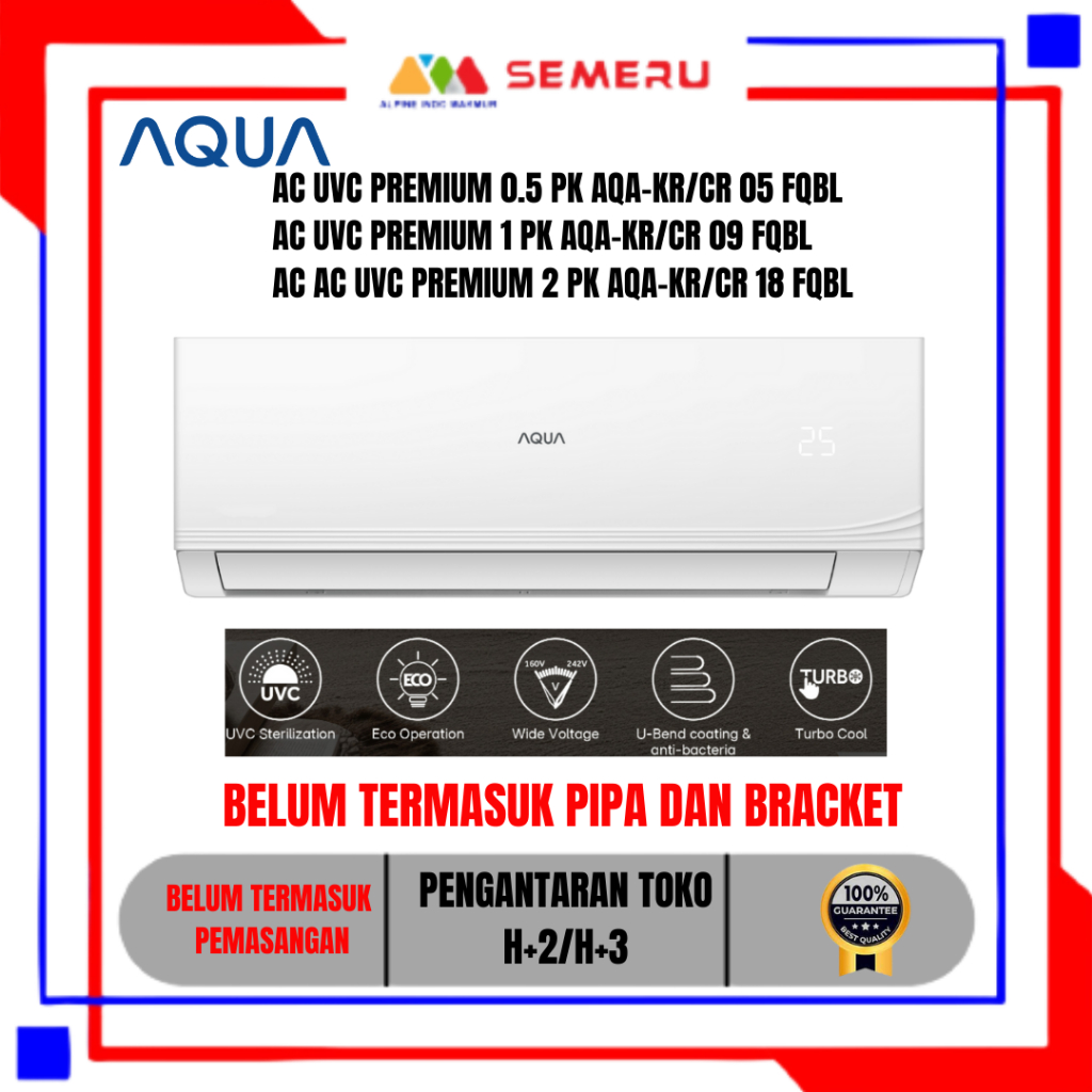Jual AQUA AC UVC PREMIUM 0.5 PK AQA-KR/CR 05 FQBL / 1 PK AQA-KR/CR 09 ...