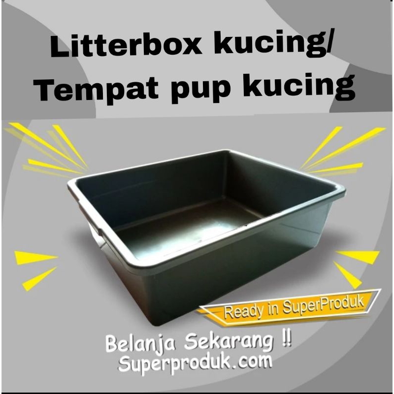 Jual Litter box kucing bak pasir kucing tempat pup kucing litter box ...