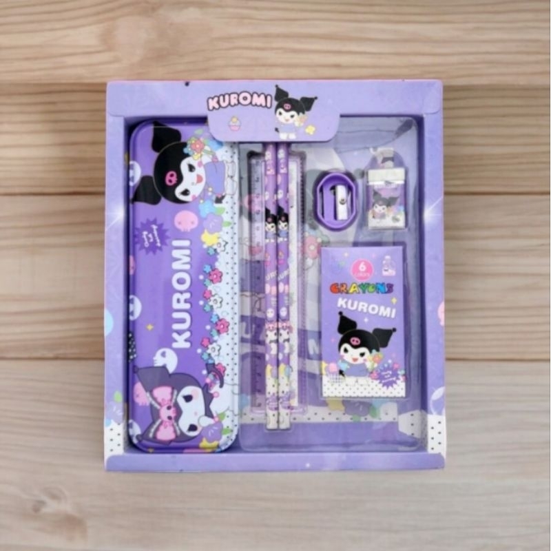 Jual kotak pensil kuromi set study set belajar set kotak pensil penggaris cinnamoroll | Shopee ...