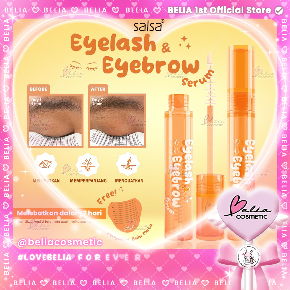 Jual BELIA SALSA Eyelash & Eyebrow Serum 5ml | Serum Bulu Mata ...
