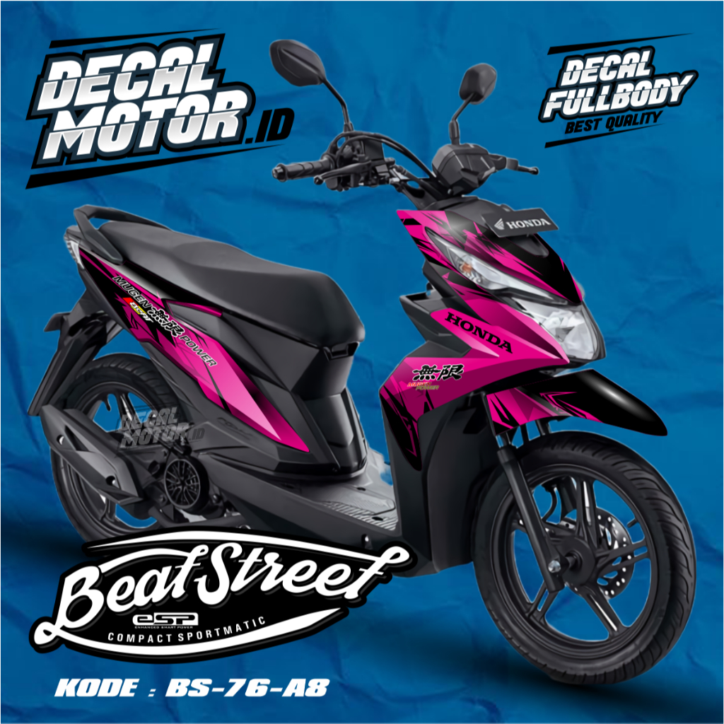 Jual DECAL BEAT STREET FULLBODY MOTOR BEAT STREET TAHUN 2016 2017 2018 ...