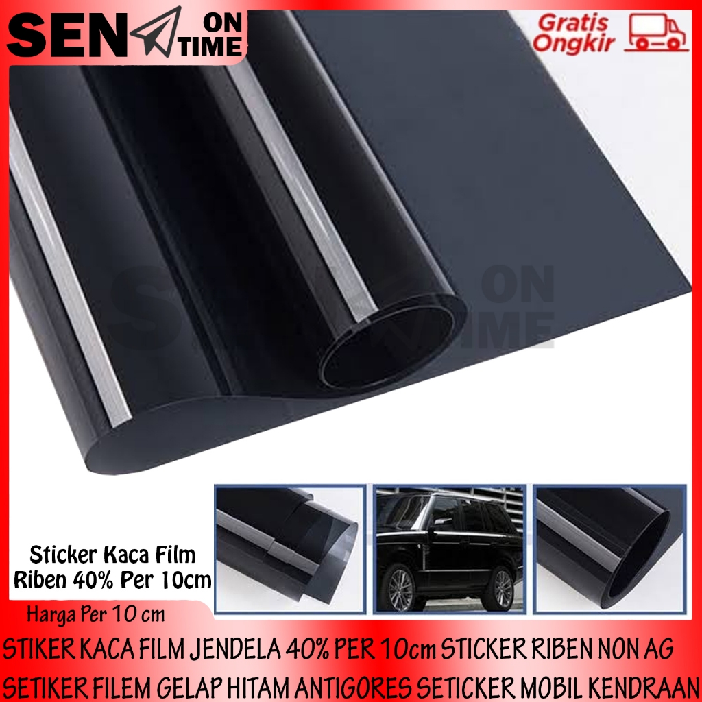 Jual STIKER KACA SUNPROTECT RIBEN STICKER FILM JENDELA 40% PER 10 CM ...