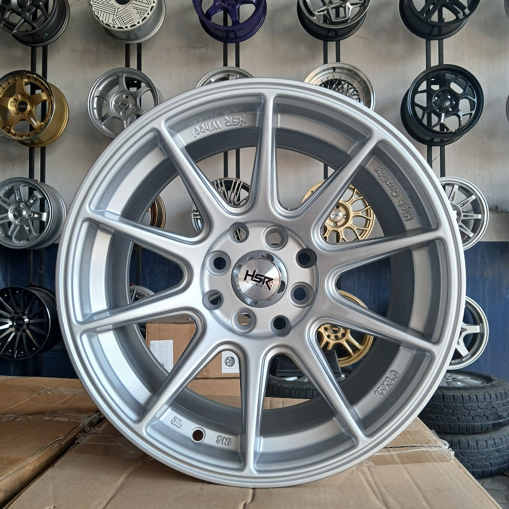 Jual velg mobil lebar belang ring 15 hsr shinjuku untuk brio agya sigra yaris vios veloz livina ...