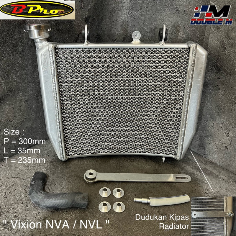 Jual Radiator Aluminium BPro Racing Ninja R SS RR CBR CB 150R GSX 150 R ...