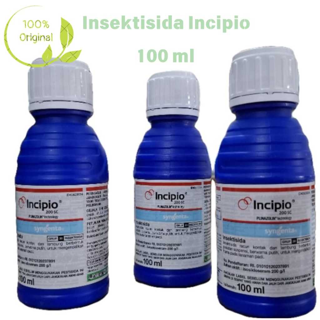 Jual Insektisida Incipio 200sc Kemasan 100ml Original Pabrik | Shopee ...