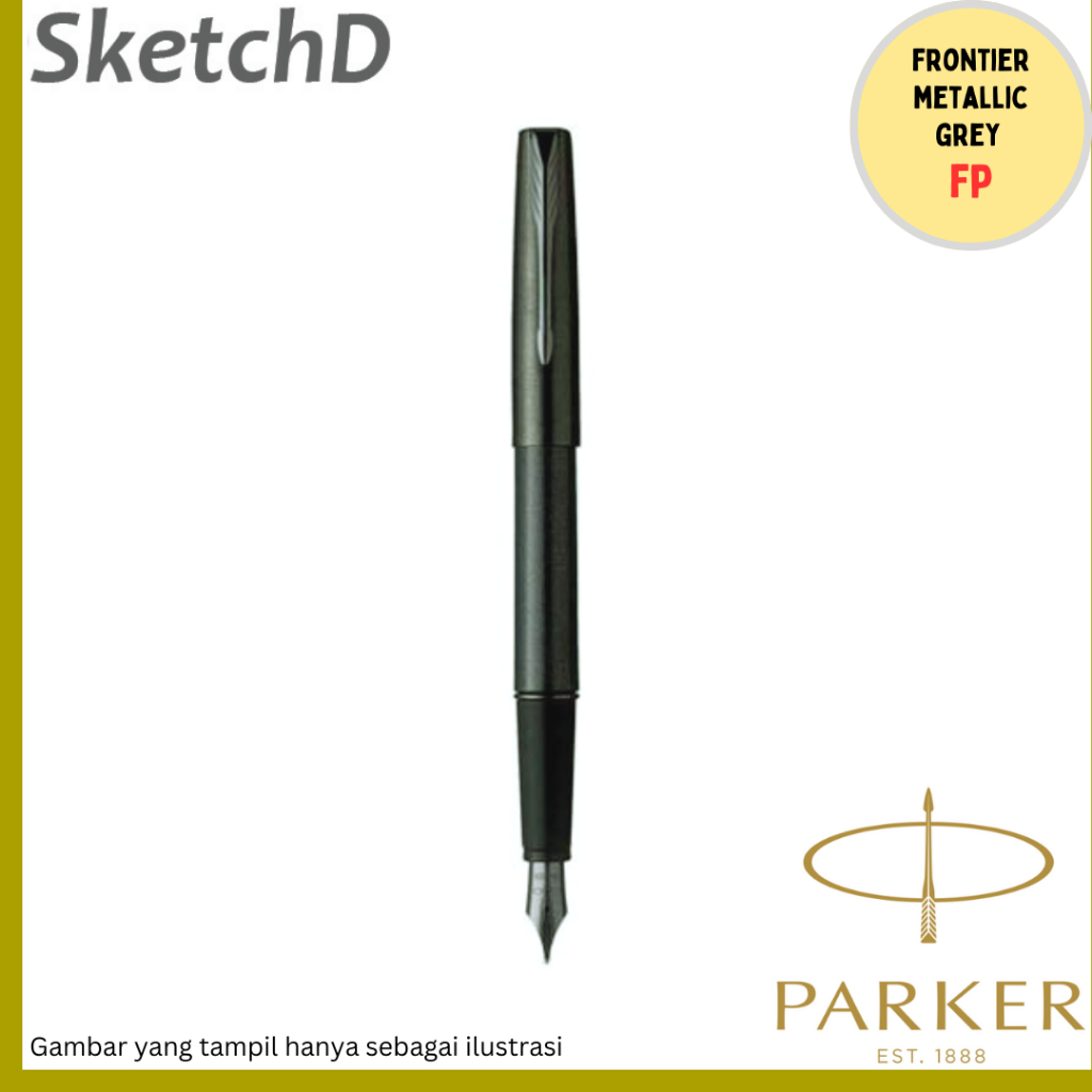 Jual Parker Frontier Metallic FP - Fountain Pen vintage signature pen ...