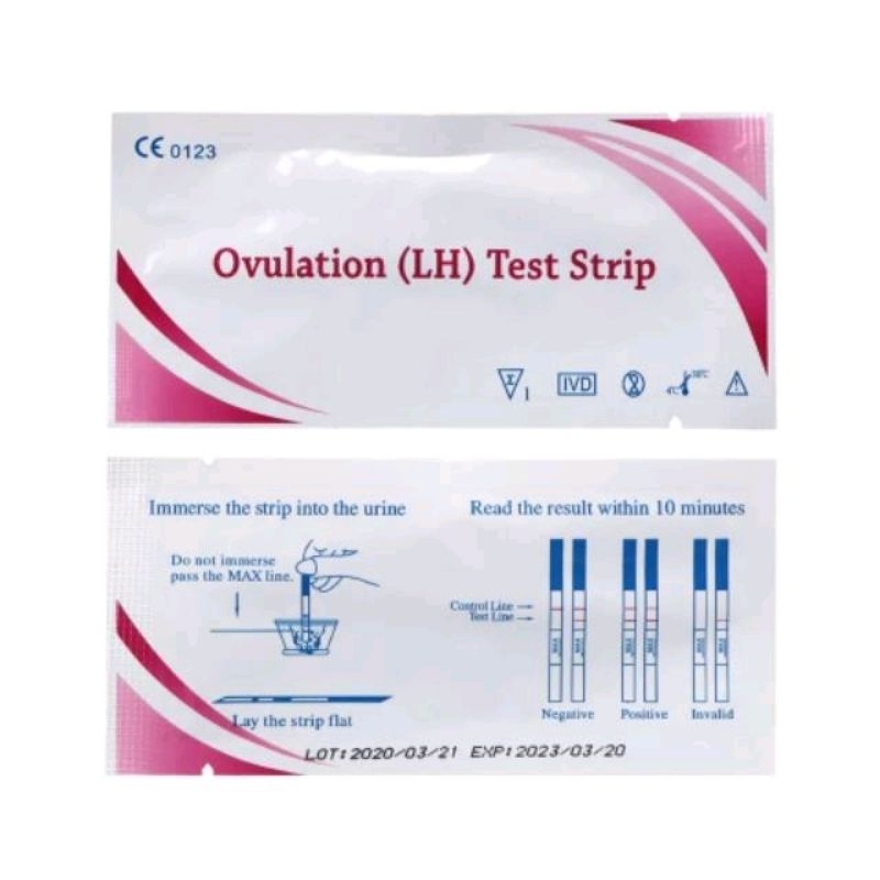 Jual LH OVULATION TEST STRIP ALAT TES KESUBURAN ALAT TES OVULASI OVUTES ...