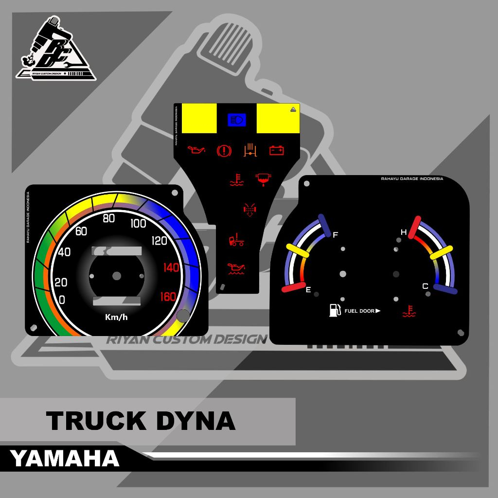 Jual PAPAN SPEEDOMETER CUSTOM TRUCK DYNA PANEL SPIDO METER CUSTOM TRUCK ...
