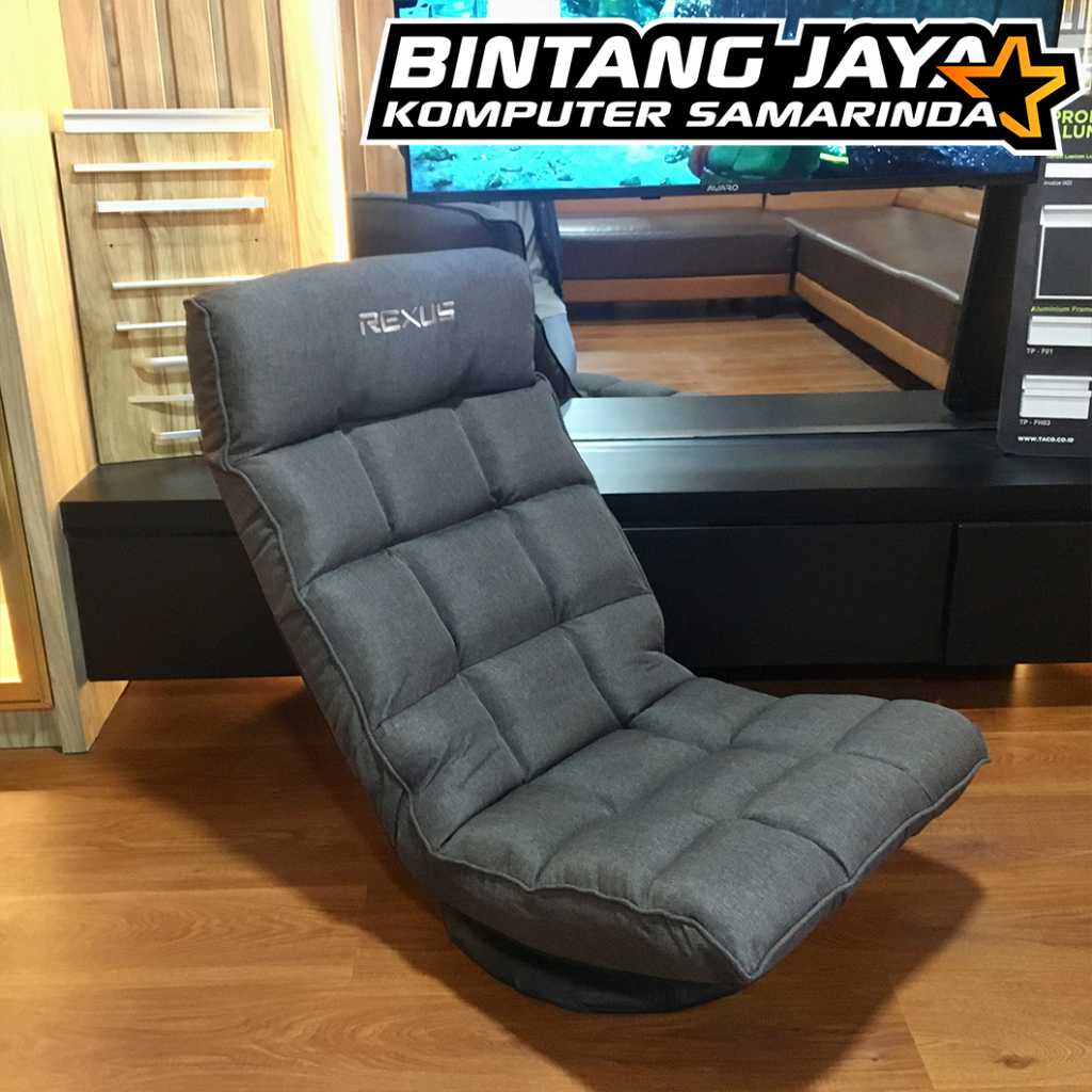 Jual Kursi Gaming Floor Chair REXUS Swivel RFC-01 | Shopee Indonesia