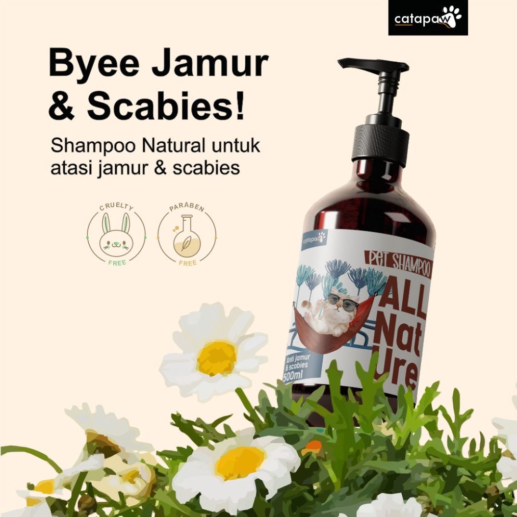 Jual KODE Q13P Catapaw Shampo Kucing Anjing Anti Jamur dan Scabies ...