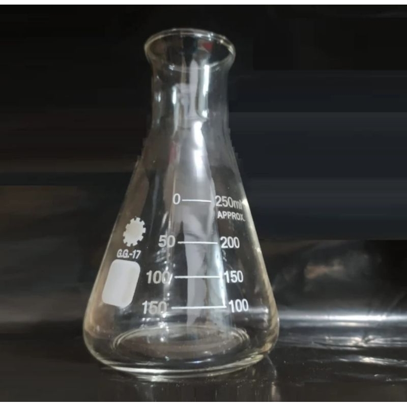 Jual ERLENMEYER FLASK 250 M LABU ERLENMEYER RODA | Shopee Indonesia