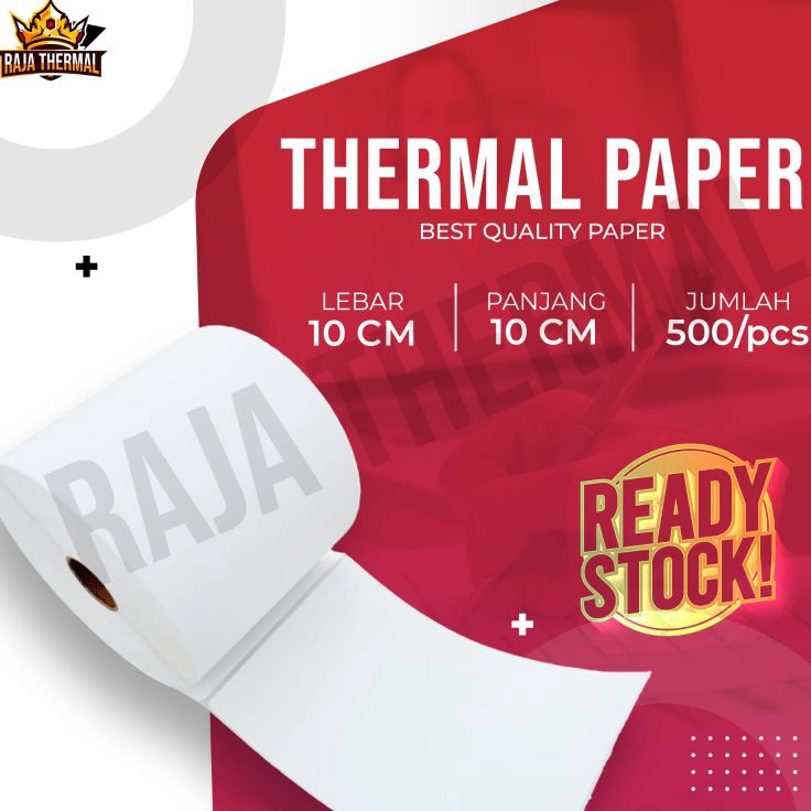 Jual KES STICKER THERMAL 1x1 mm 5 LEMBAR LABEL THERMAL STICKER LABEL ...