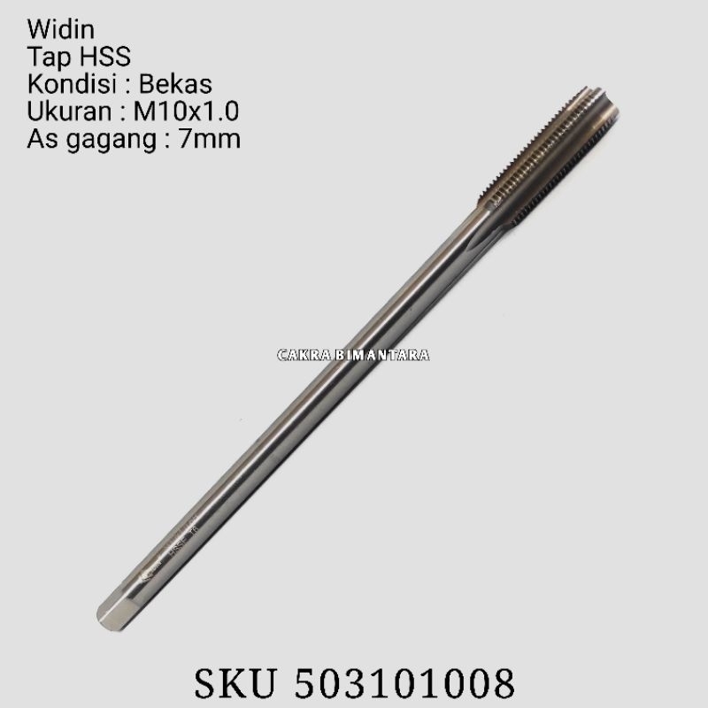 Jual Long Tap bekas M10x1.0 pembuat mur M10x1 untuk taping busi motor ...