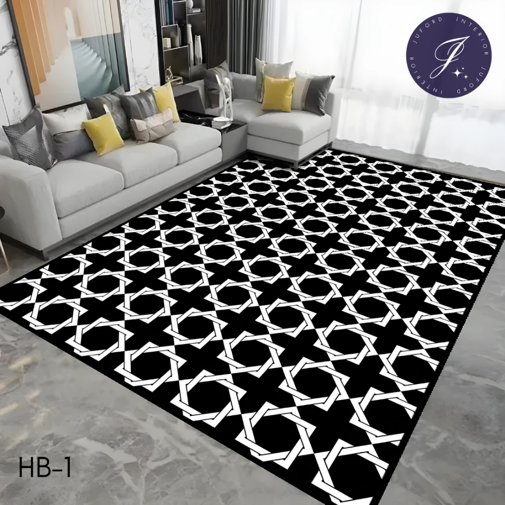 Jual Juford Karpet Lantai Import Motif Abstrak Elegan 200x300cm Ruang ...