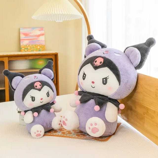 Jual Boneka Sanrio Kuromi NEW Boneka kuromi bahan plush tinggi 40 cm ...