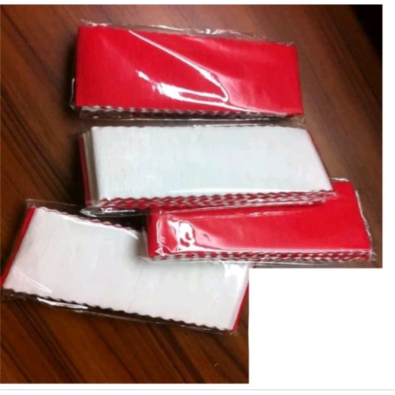 Jual KERTAS CRAP MERAH PUTIH/Kertas Krep Potong Edisi Merah Putih Lomba ...