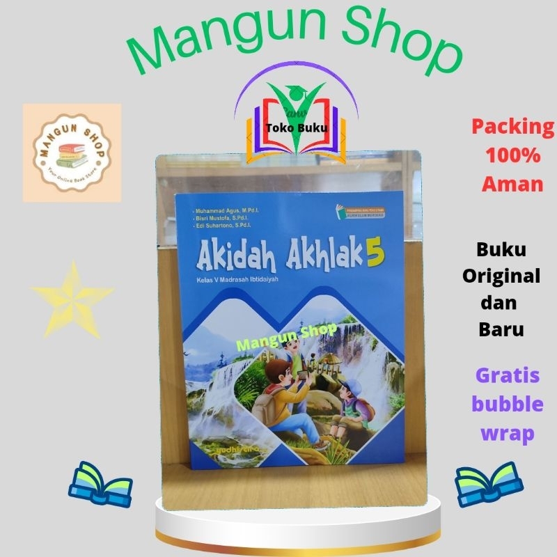 Jual Buku Pelajaran Akidah Akhlak Kelas 5 MI Kurikulum Merdeka ( Yudistira) | Shopee Indonesia